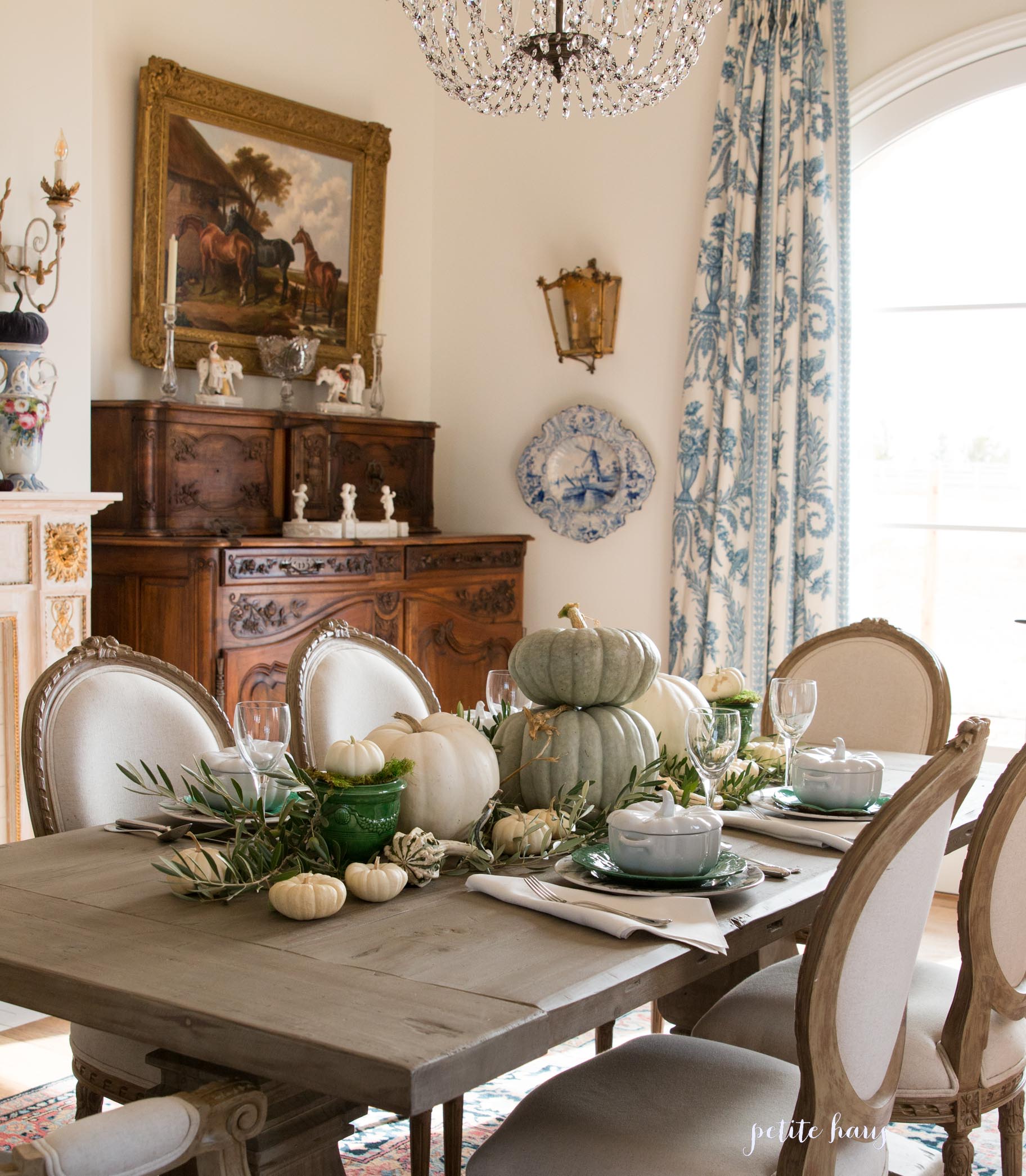 How to Style a Fall Table with Non-Traditional Colors and a Blog Hop ...
