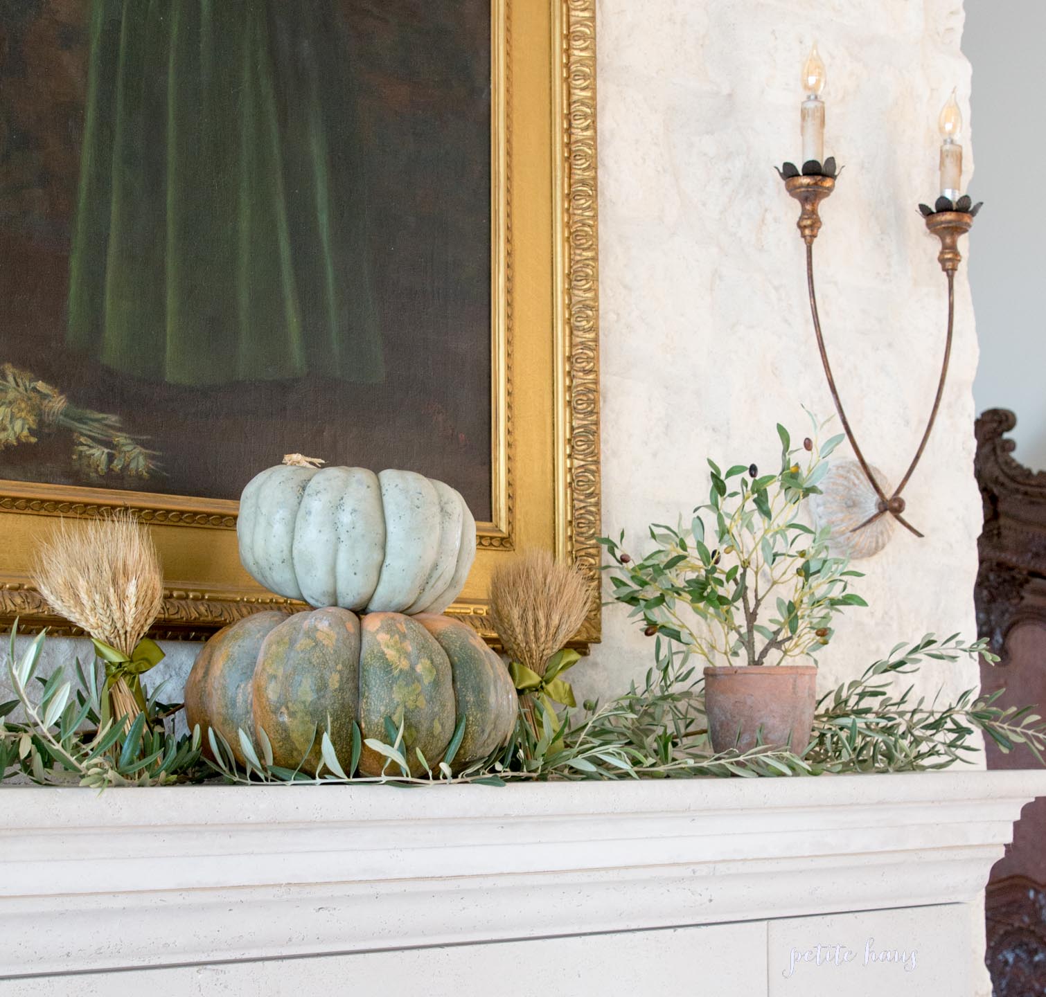 A French Country Fall Mantle - Petite Haus